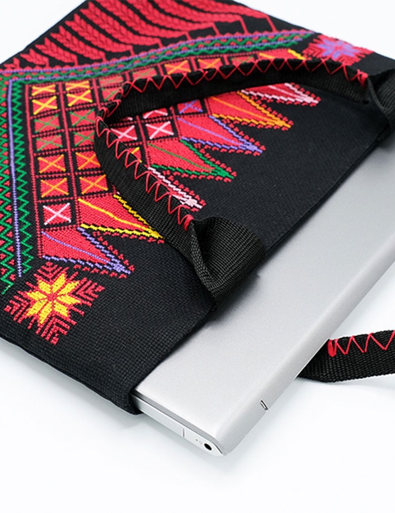 The Palestinian Hand-Embroidered Cypress Tree Everyday Tote Bag